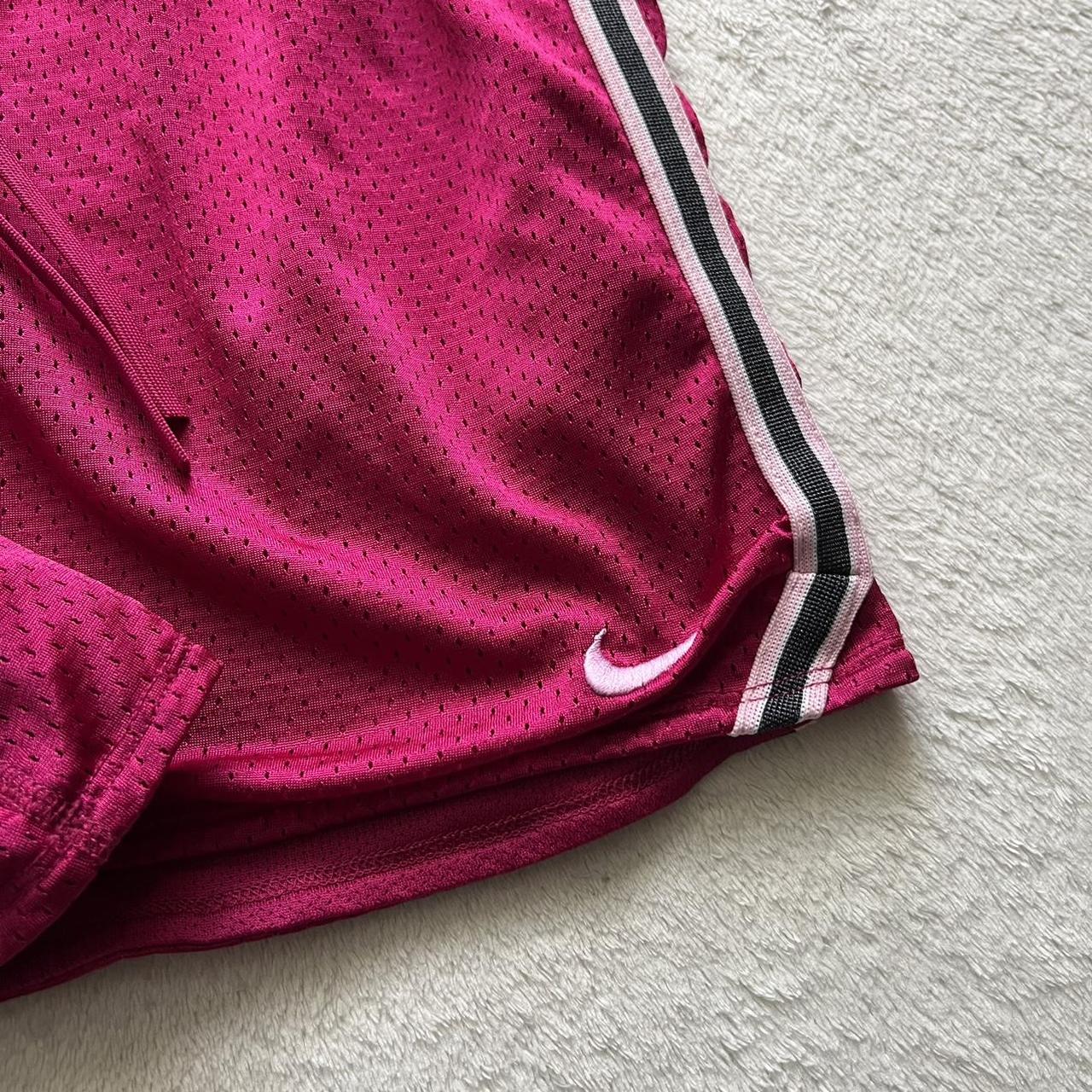 y2k hot pink Nike shorts Cool hot pink Nike shorts... - Depop
