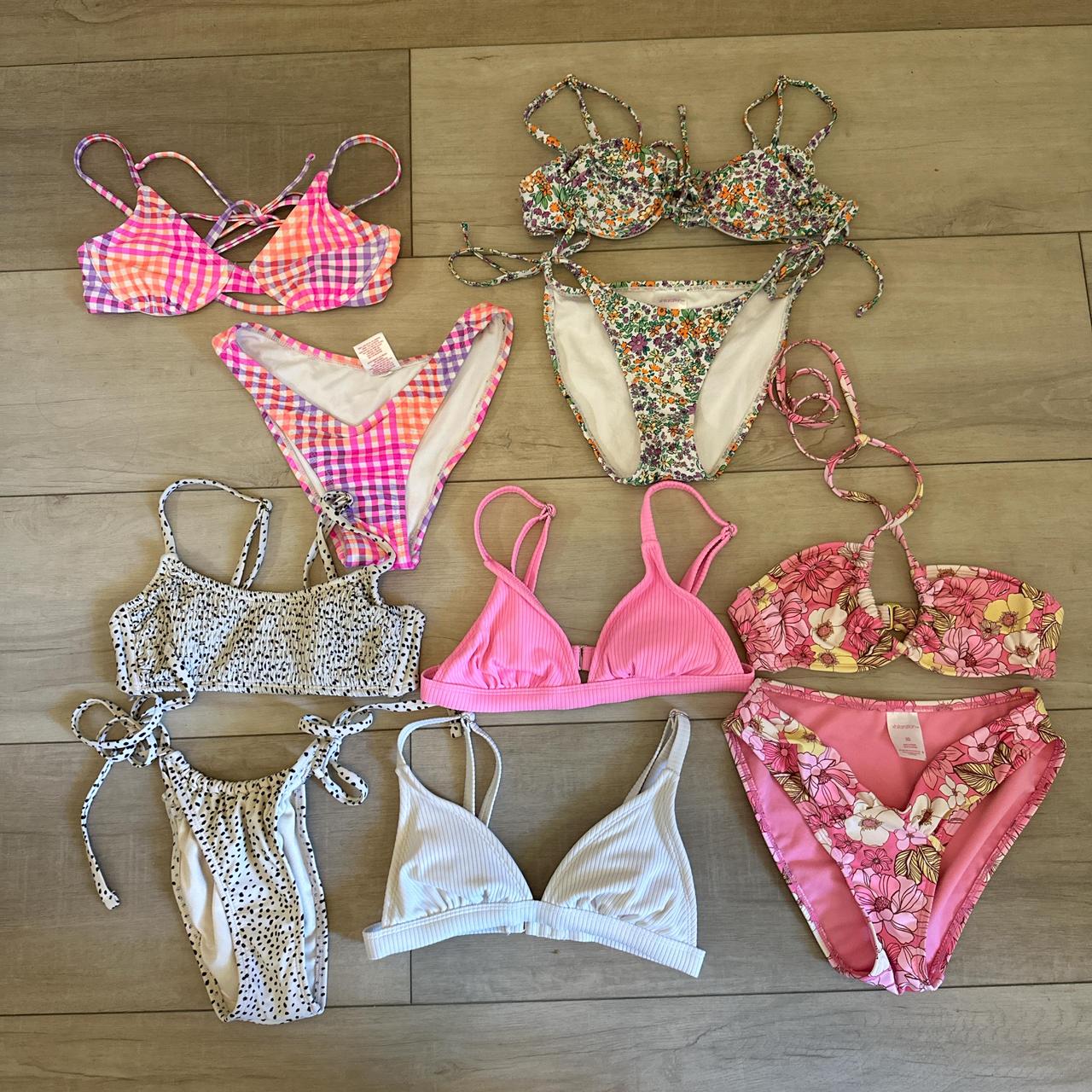 Target bikinis bundle 4 top and bottom set 2 just... | Depop