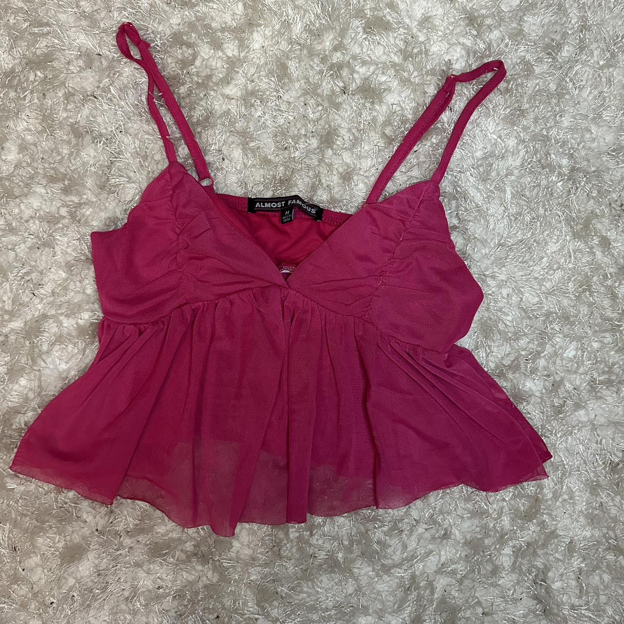 Almost Famous Women's Pink Top | Depop