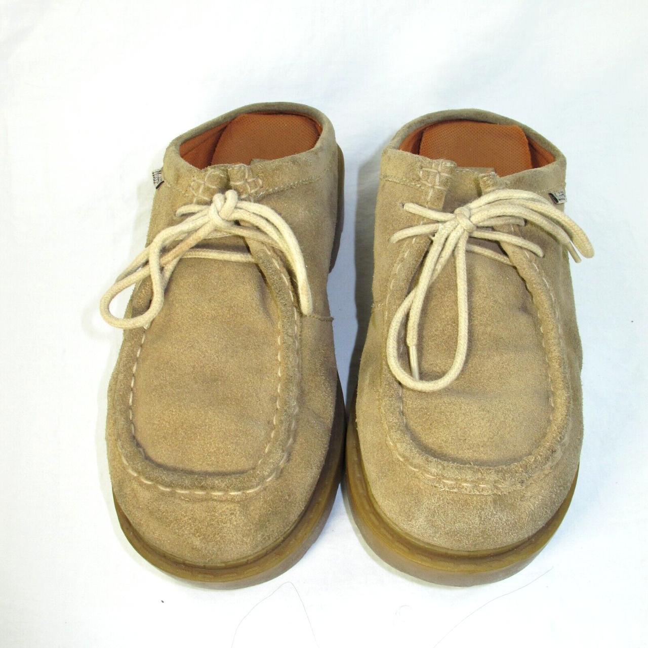 Mudd Women's Y2K 90s Chunky Platform Leather Mules... - Depop