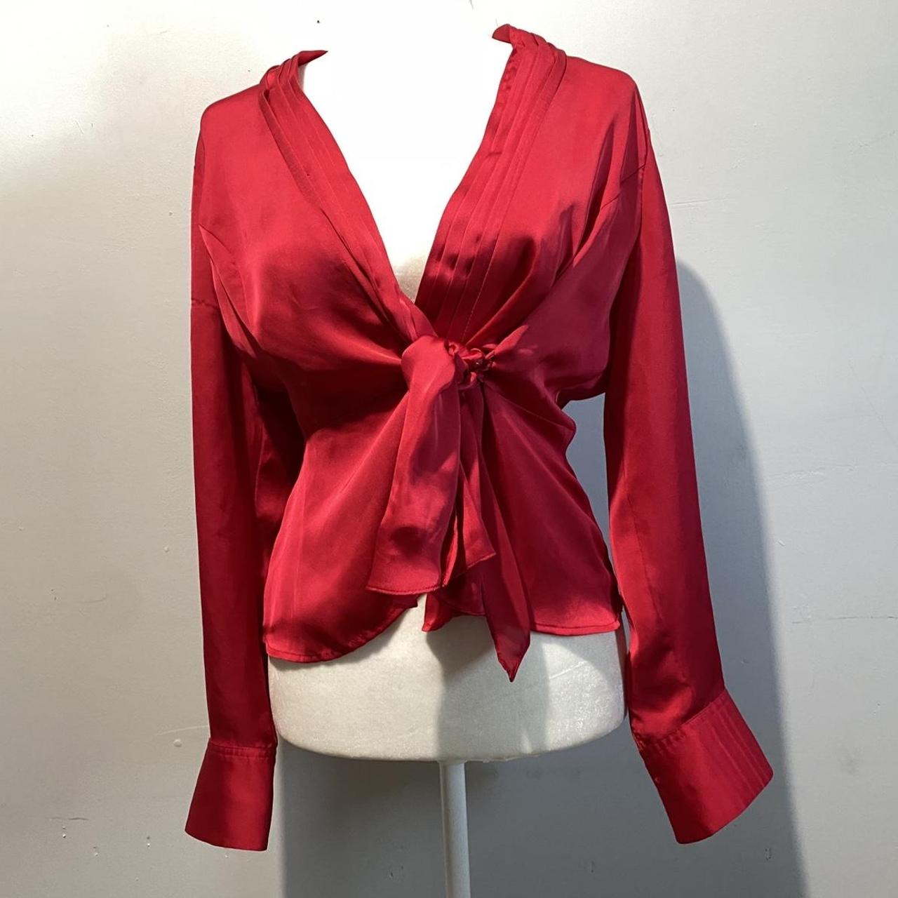 Women's Red Blouse | Depop