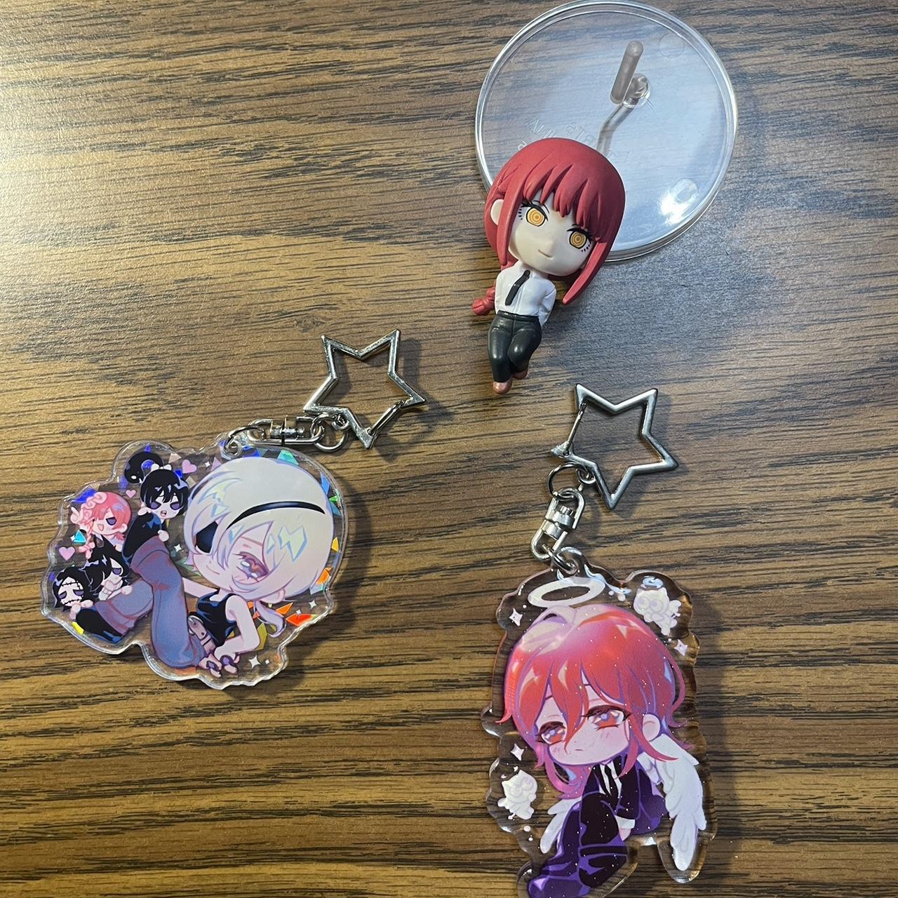 Chainsaw Man Lot 2 Keychains (Angel Devil &... | Depop