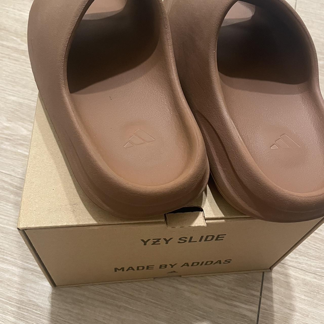 Adidas Yeezy slides flax size 10 | Depop