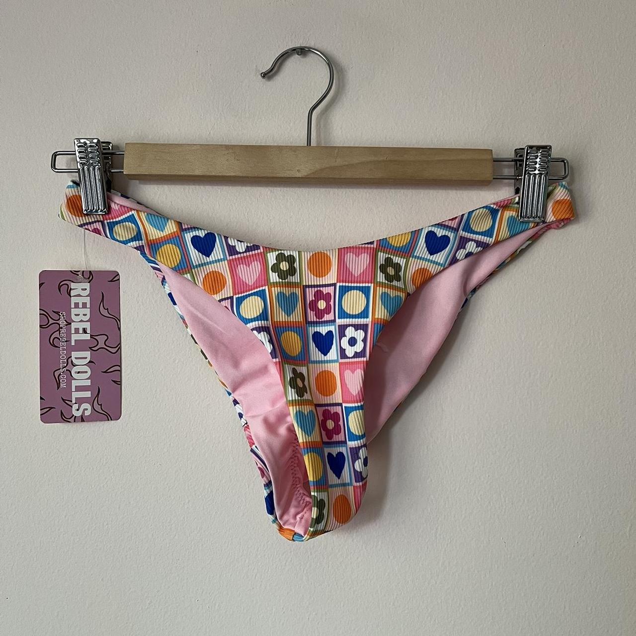 Rebel Dolls Wanna Have Fun Bikini - bottoms... - Depop