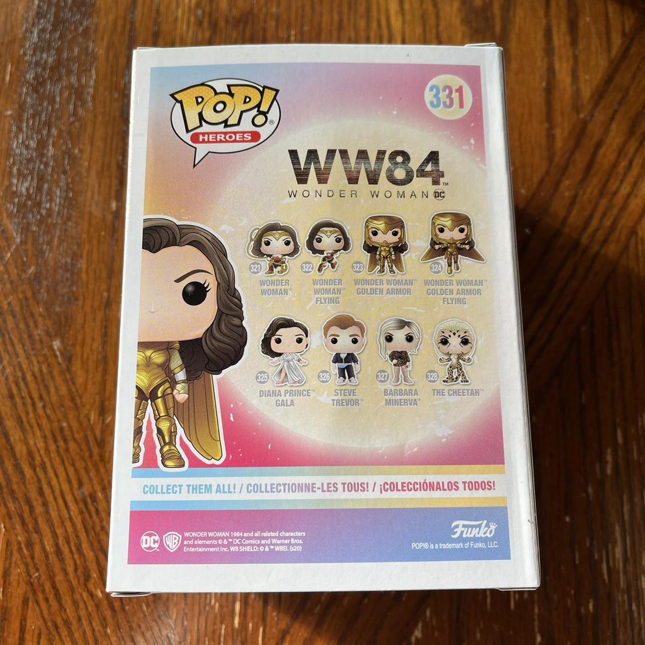 Funko Pop! WW84 Wonder Woman Golden Armor 331 Box... - Depop
