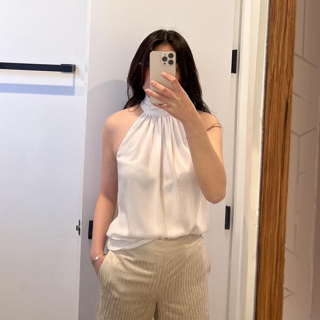 Ramy Brook Lori High Neck Tank Top Xs Color Is Depop