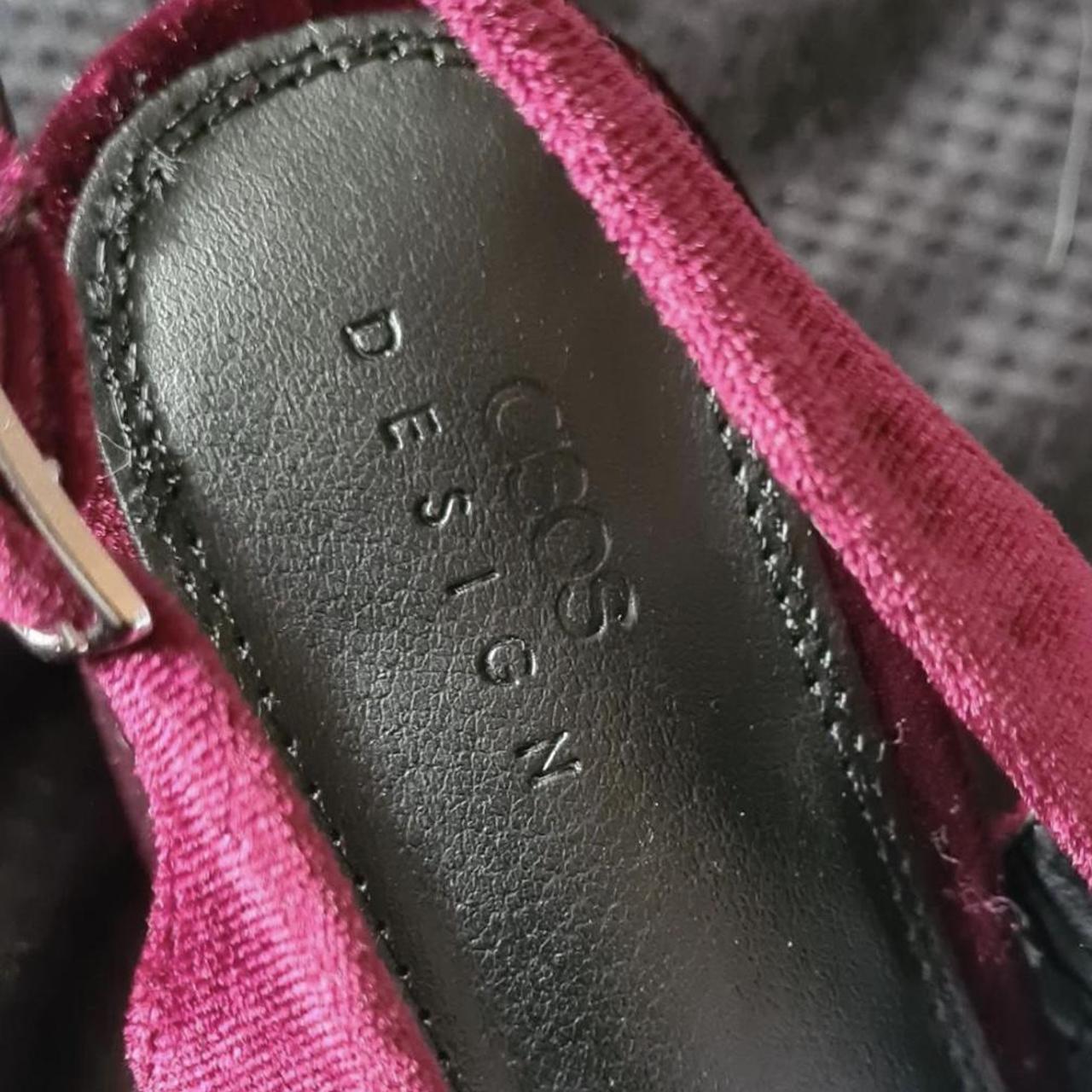 ASOS burgundy red block heeled shoes BRAND NEW... - Depop