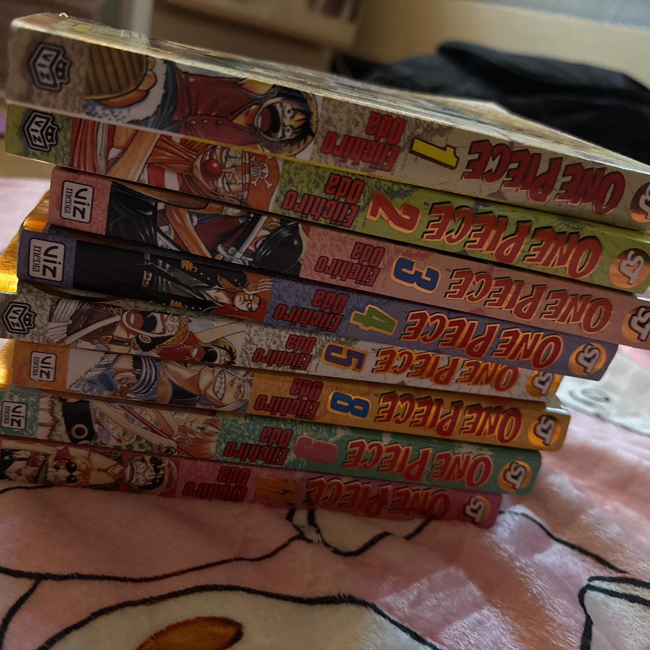 one piece manga 1-5 8 9 and 11 i’m not really sure... | Depop