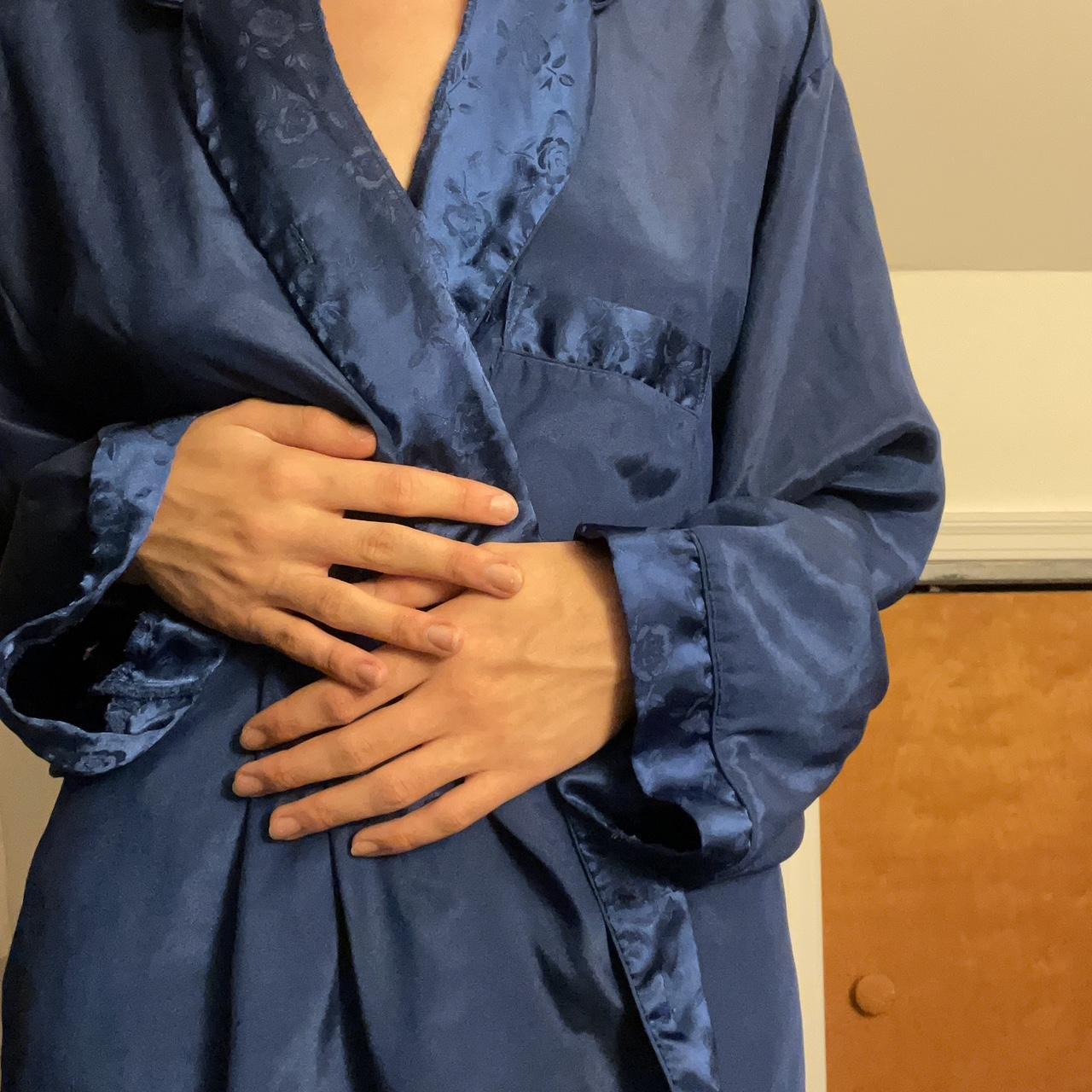 Silk robe, very soft! Almost like a very oversized... - Depop