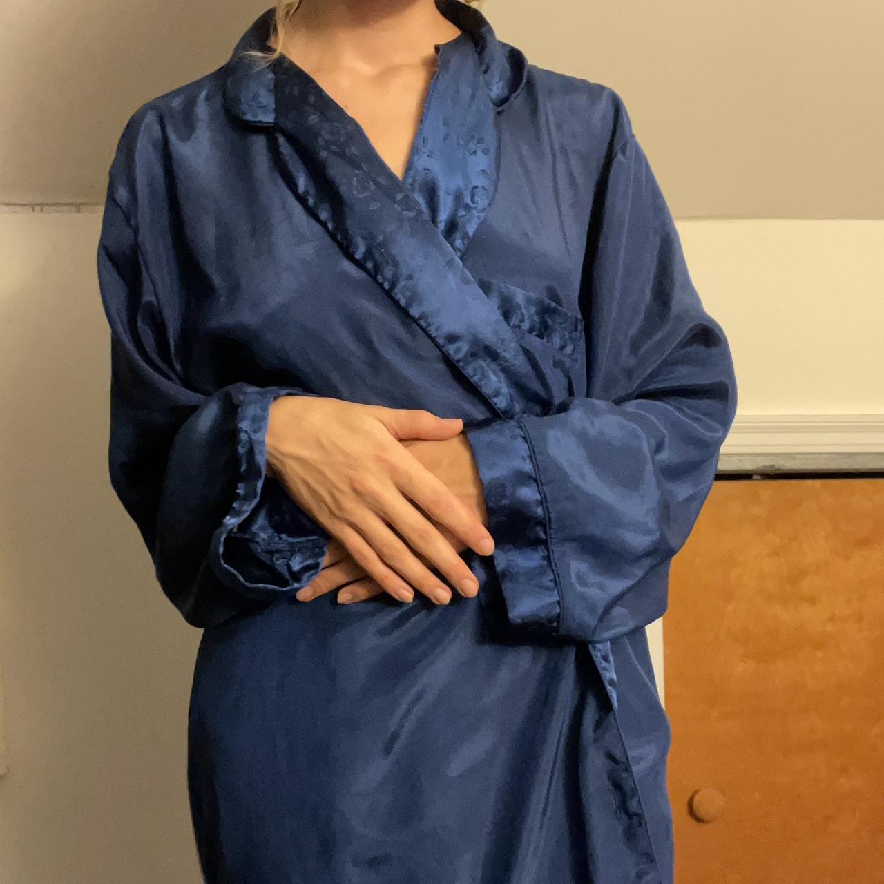 Silk robe, very soft! Almost like a very oversized... - Depop