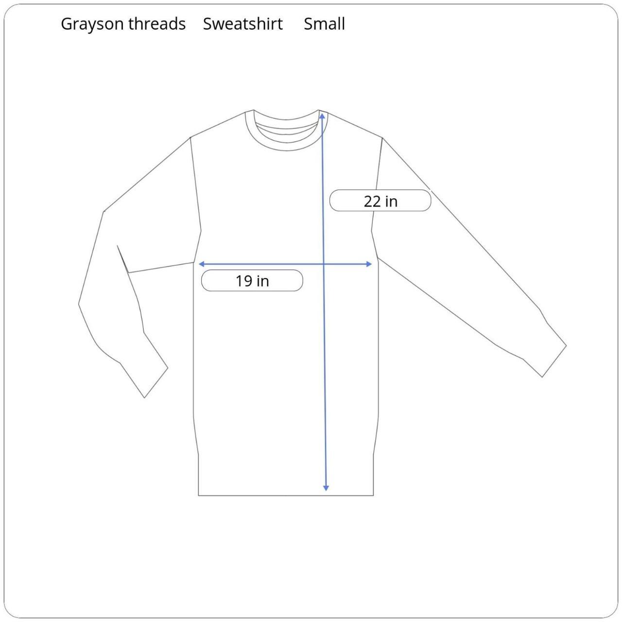 Grayson Threads Black Women's Blue Sweatshirt | Depop