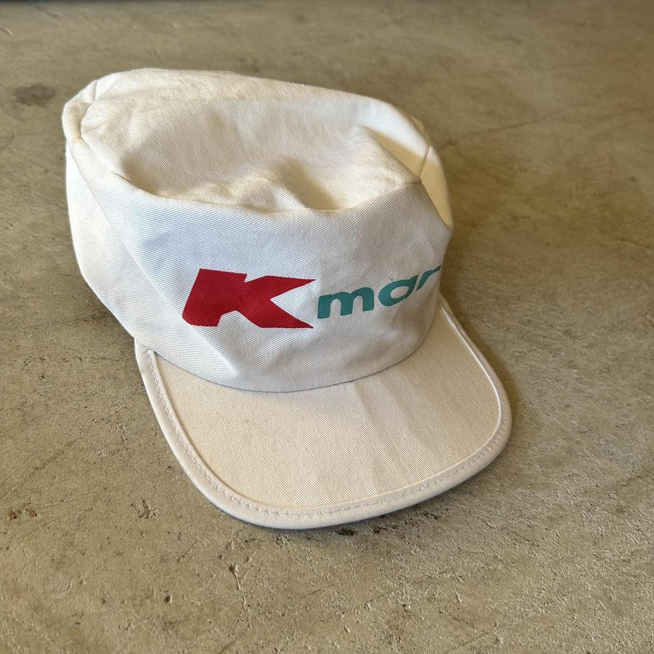 vintage 80s kmart uniform hat - one size fits all... - Depop