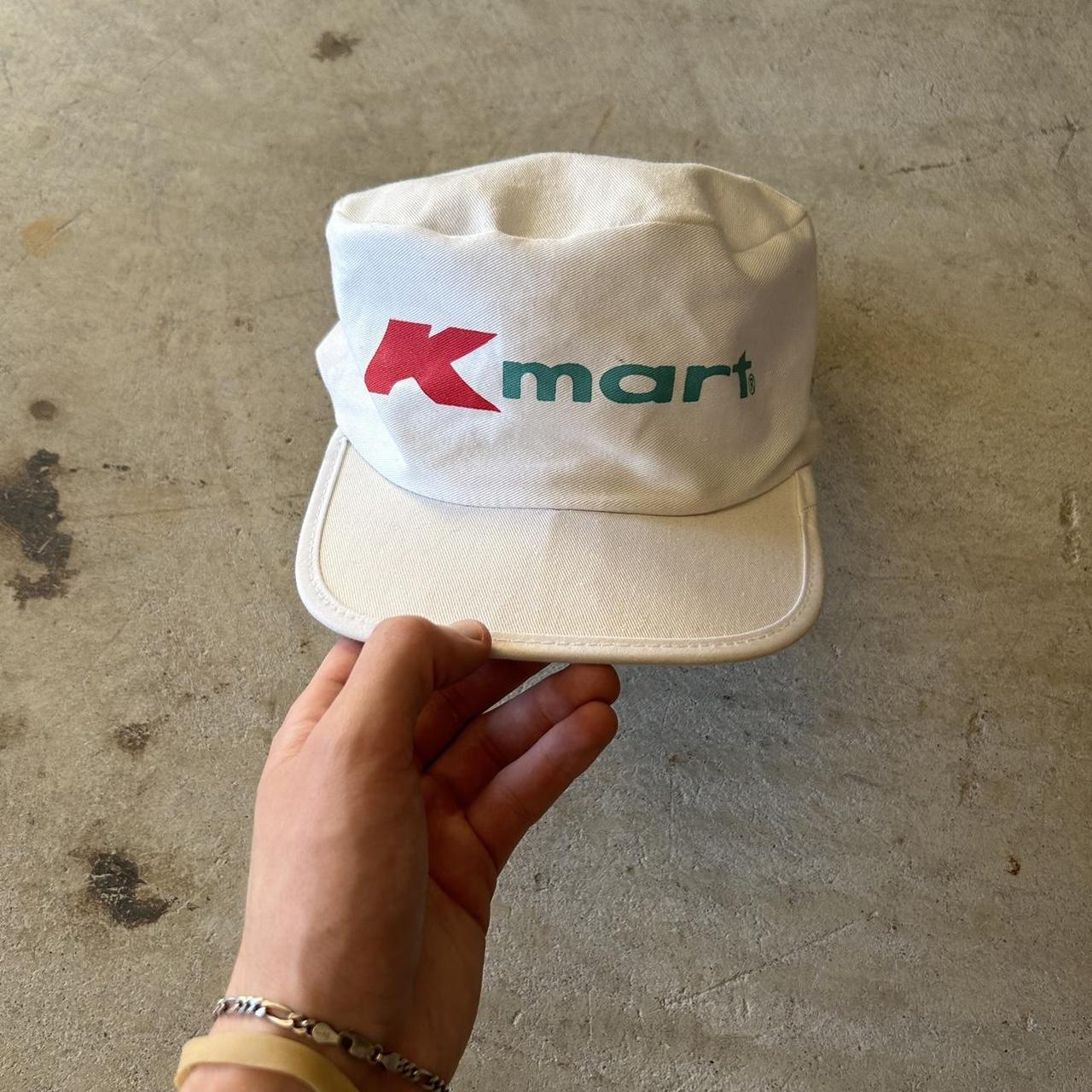 vintage 80s kmart uniform hat - one size fits all... - Depop