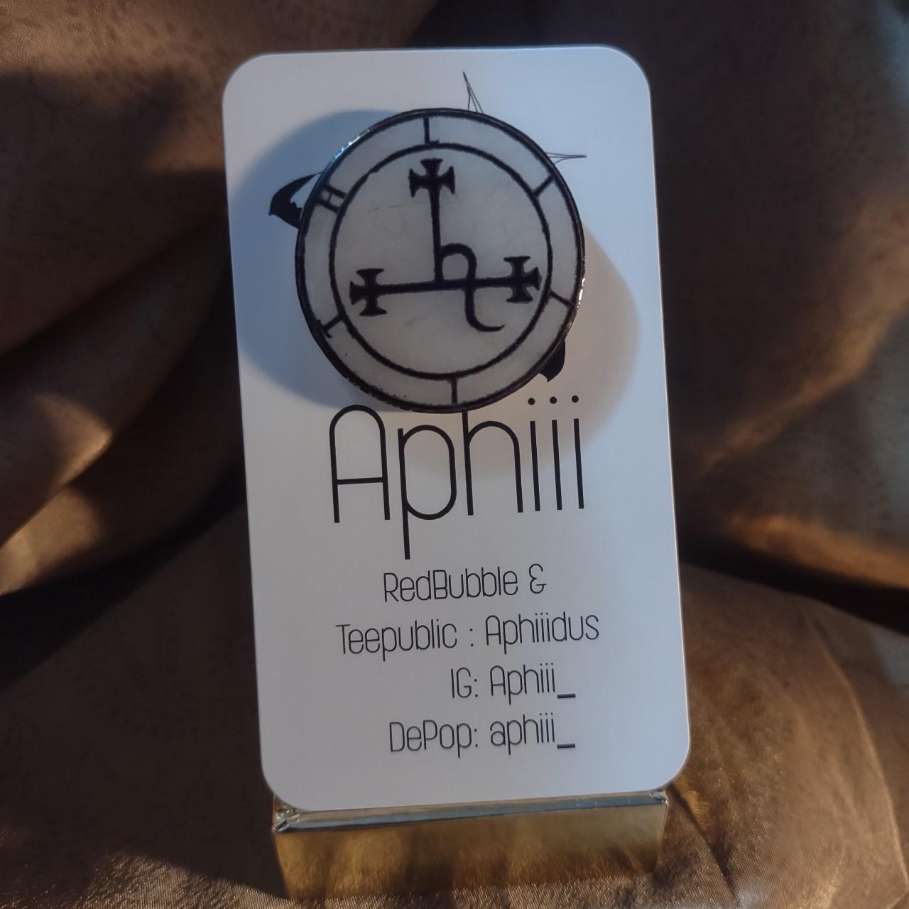 Lilith sigil pin Handmade Double post 1.25inches... - Depop