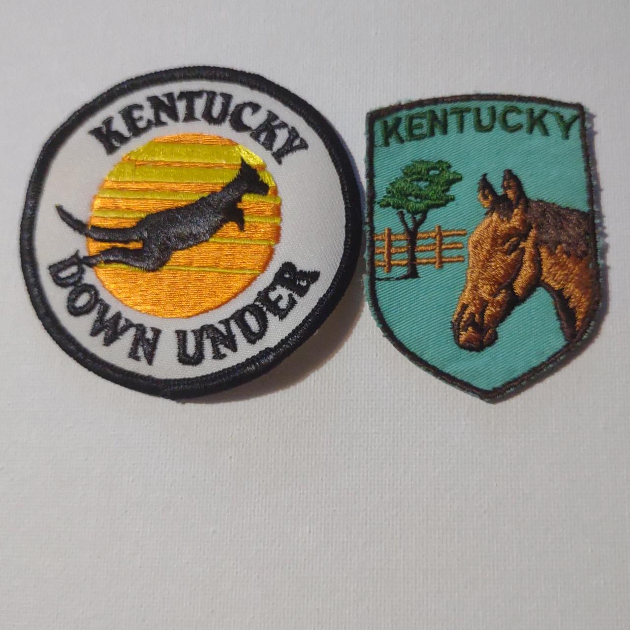 Vintage Kentucky souvenir travel patch pack KENTUCKY... - Depop