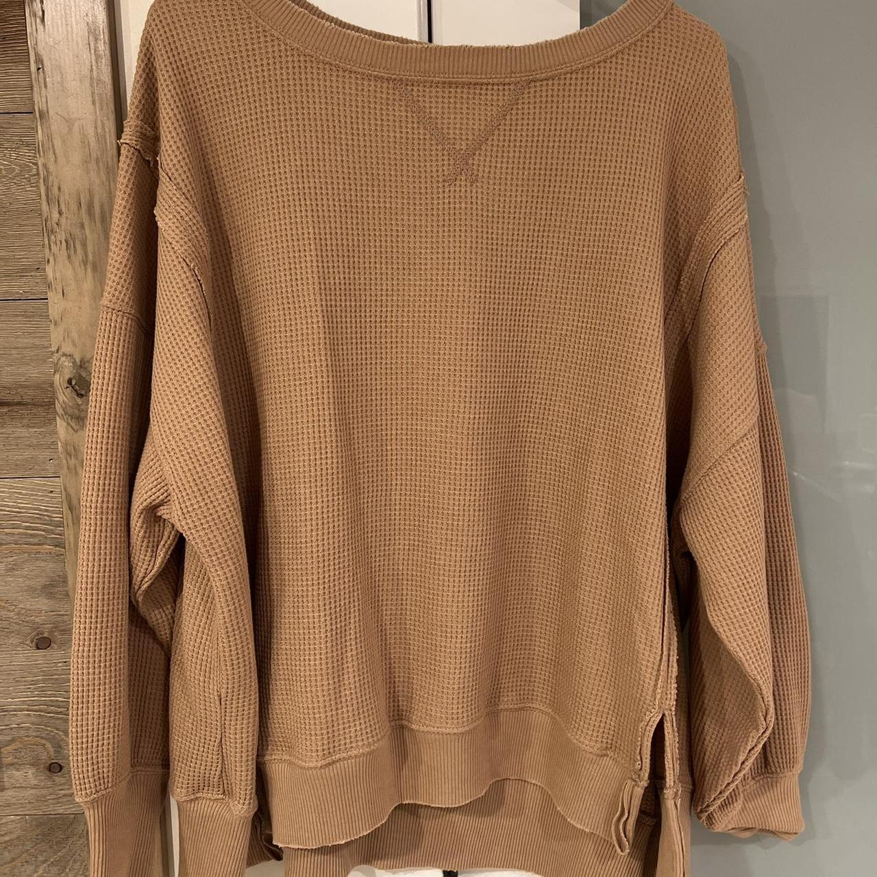 american eagle oversized crewneck sweater -... - Depop