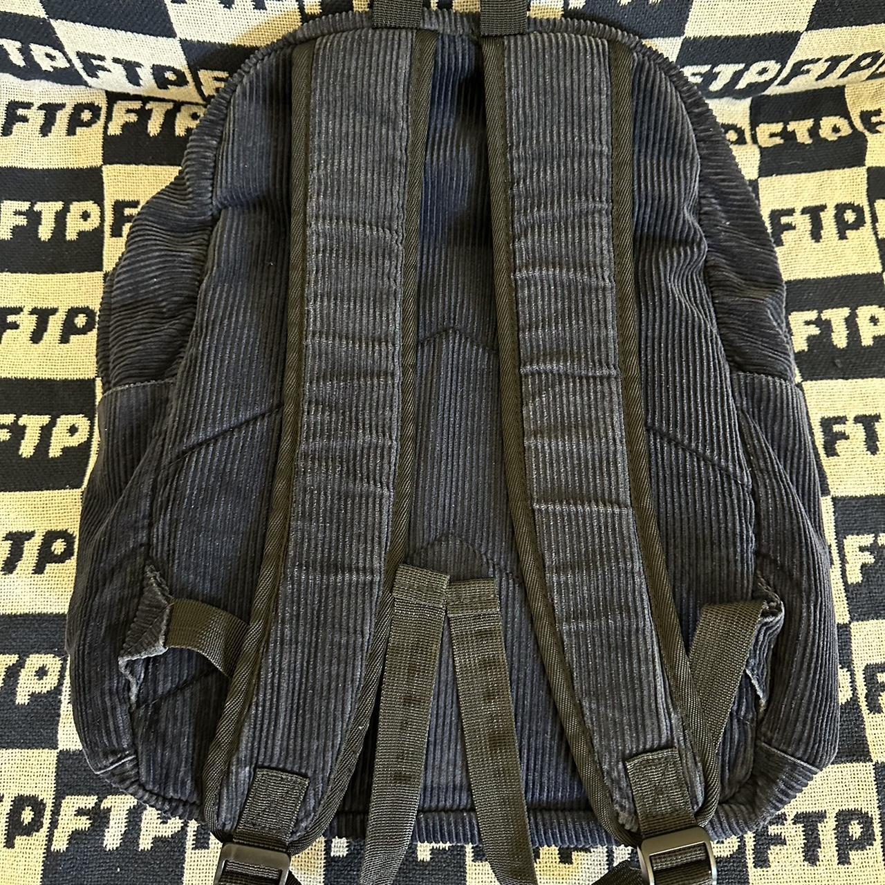 FTP NAVY CORDUROY BACKPACK RELEASED: 2016 CONDITION:... - Depop