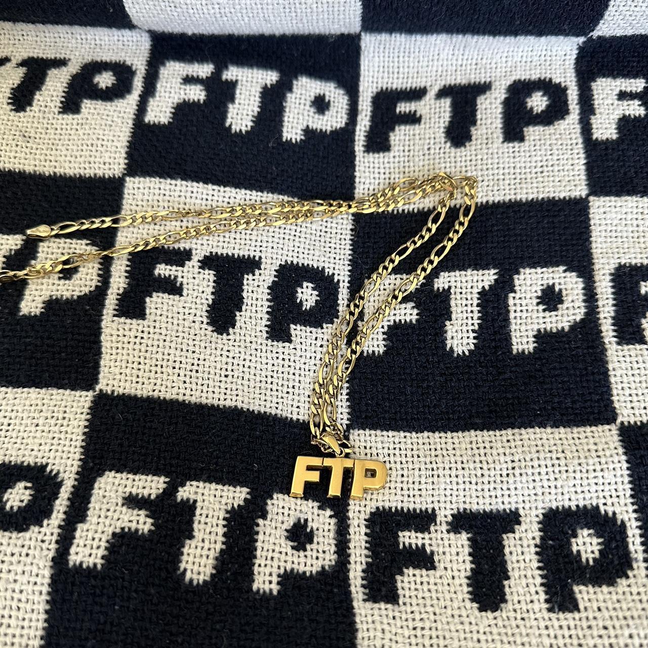 FTP GOLD LOGO MICRO CHAIN RELEASED: 2020 CONDITION:... - Depop