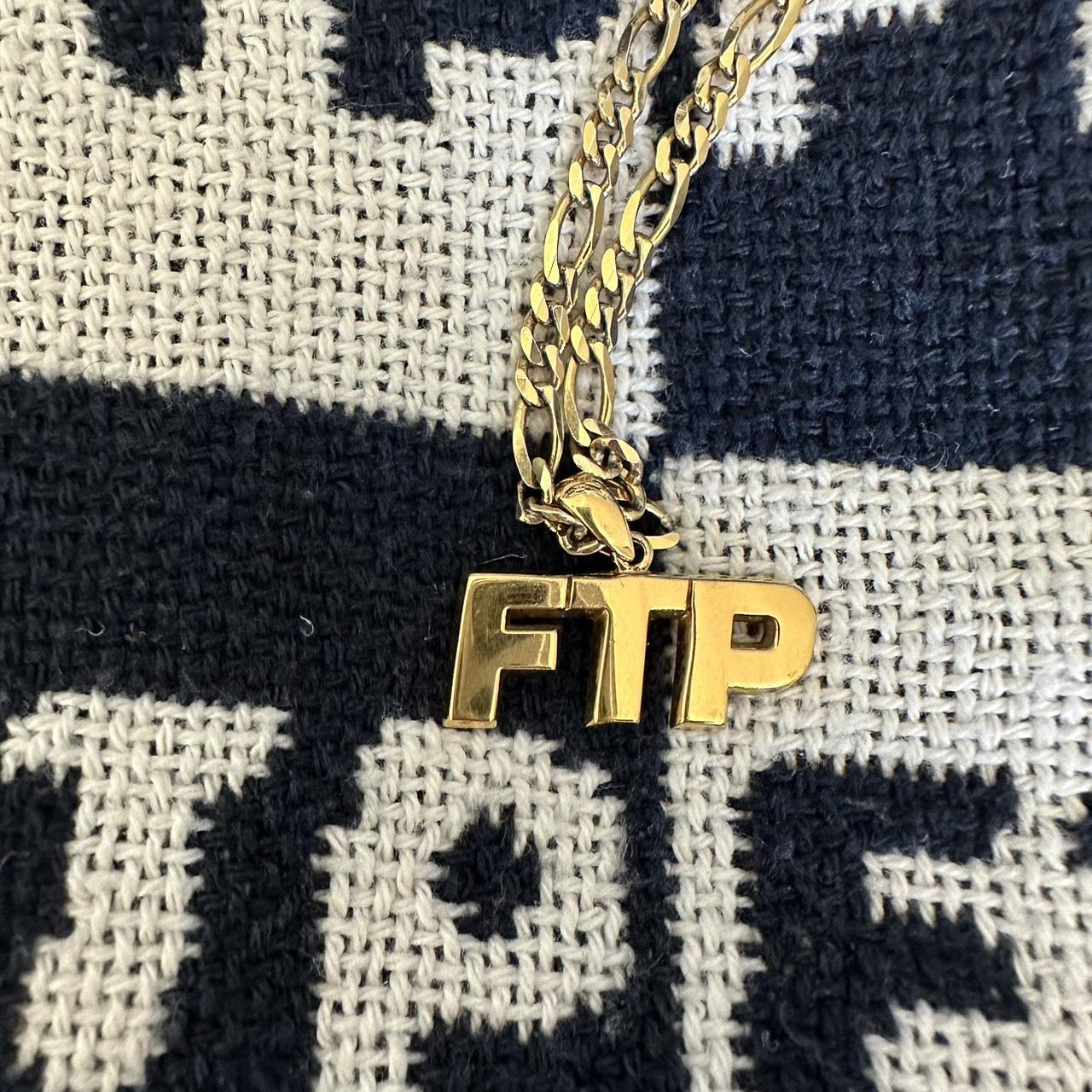 FTP GOLD LOGO MICRO CHAIN RELEASED: 2020 CONDITION:... - Depop