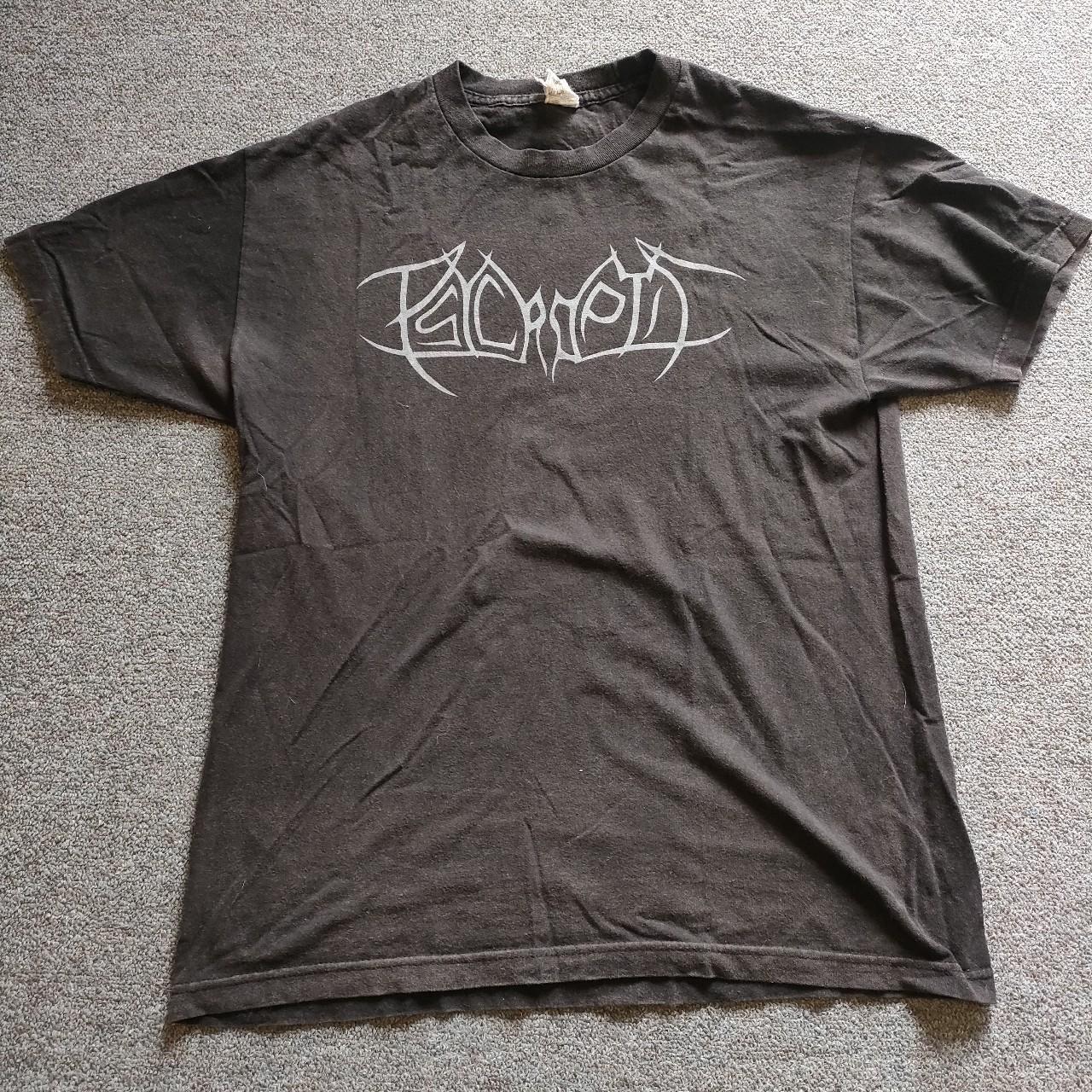 Super worn in Psycroptic logo shirt. Large and in... - Depop