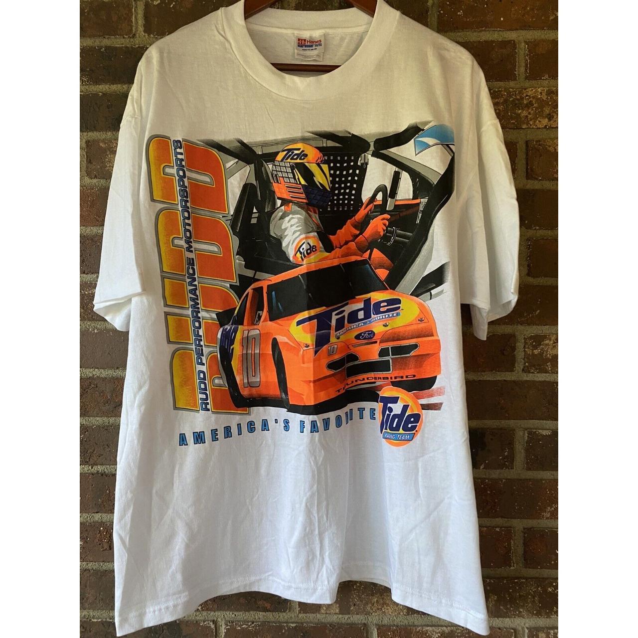 NWOT Vintage Adult XL Ricky Rudd #10 Tide Nascar... - Depop
