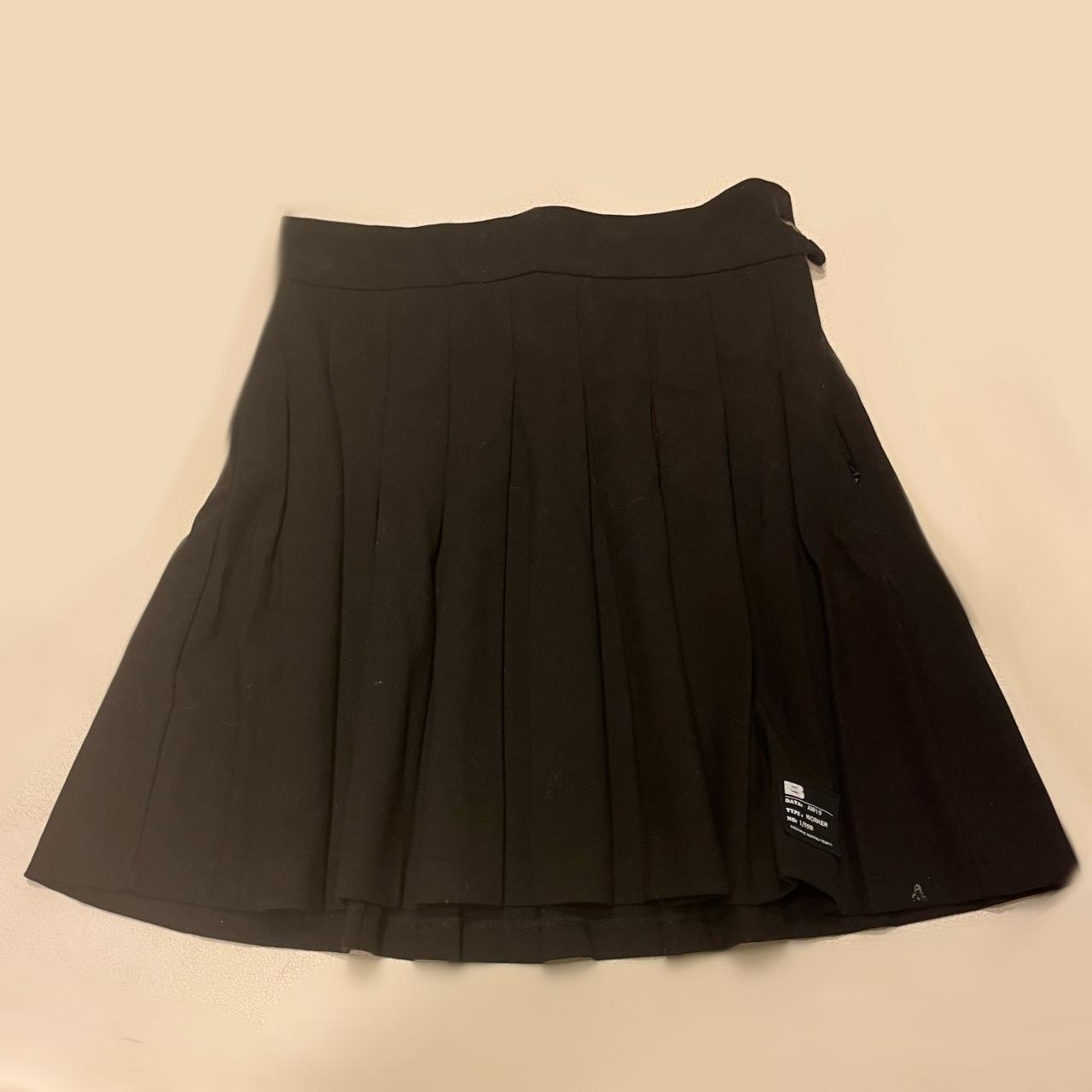 Bershka Women's Black Skirt | Depop