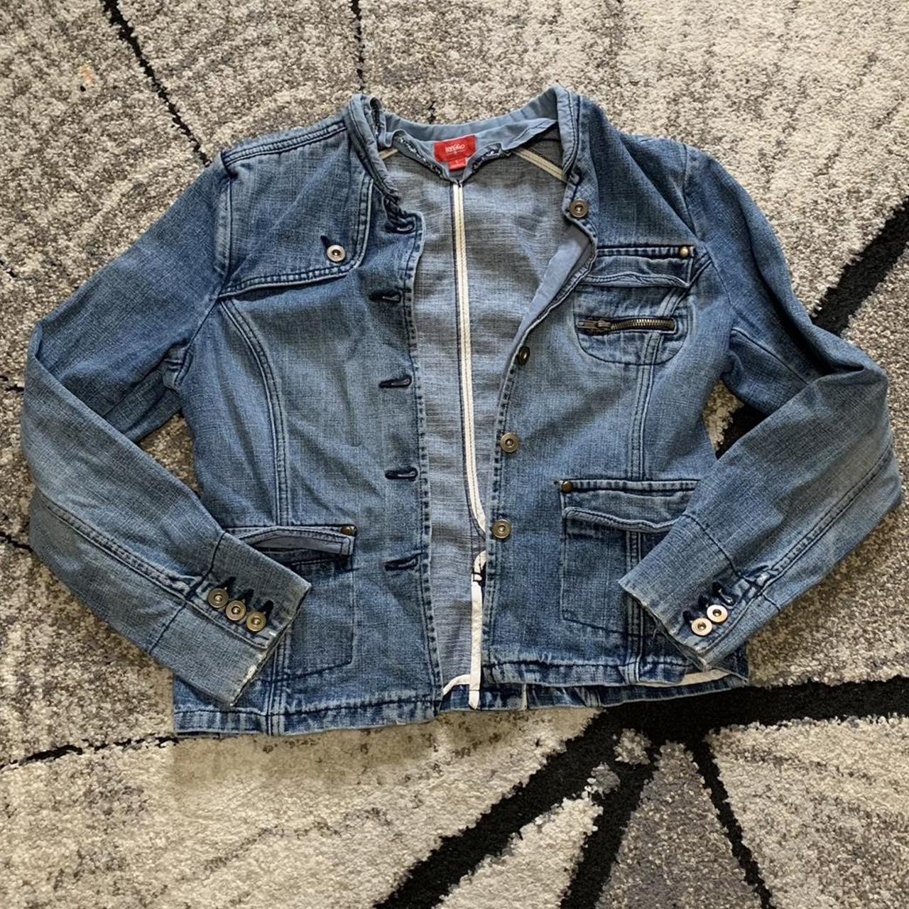 Mossimo Women's Blue Jacket | Depop