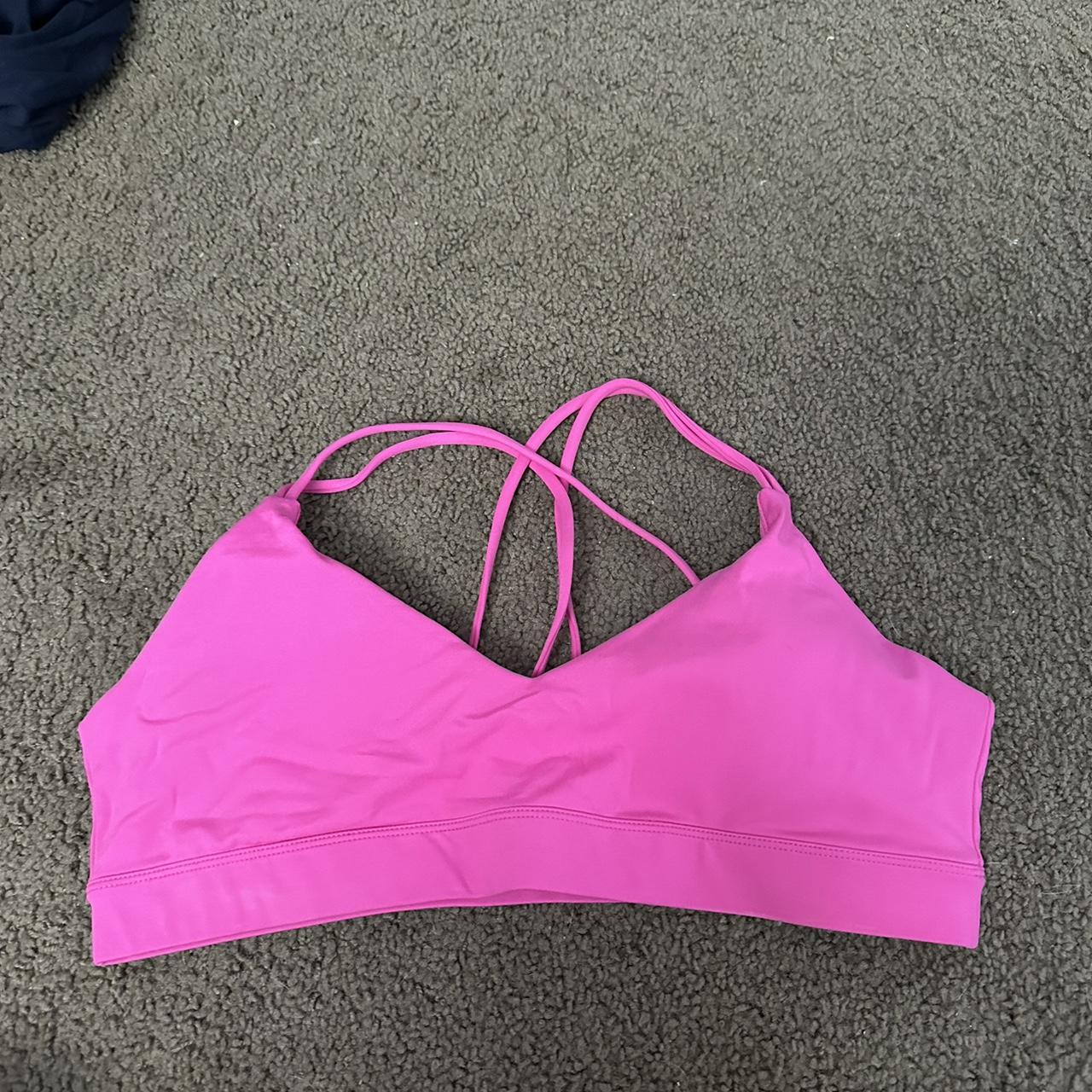 Crop Shop Boutique fluro pink limited release crop... - Depop