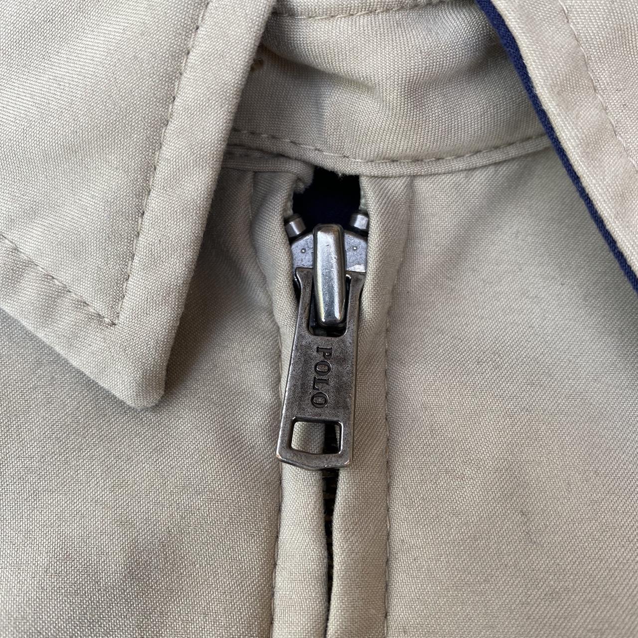 Polo Ralph Lauren Men's Cream and Tan Jacket | Depop