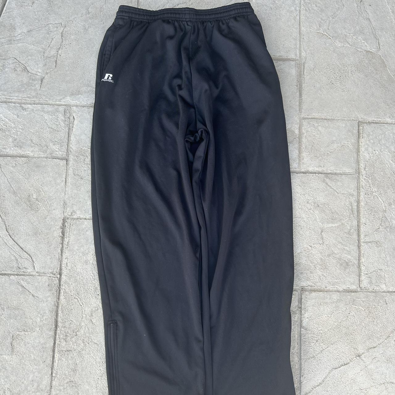 Vintage Russell Athletic Sweats, zipper at the... - Depop