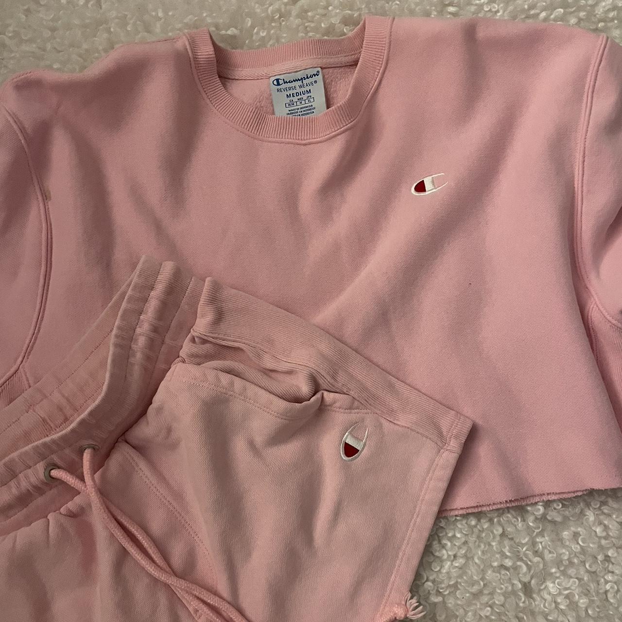 Champion matching set -stain shown in the second... - Depop