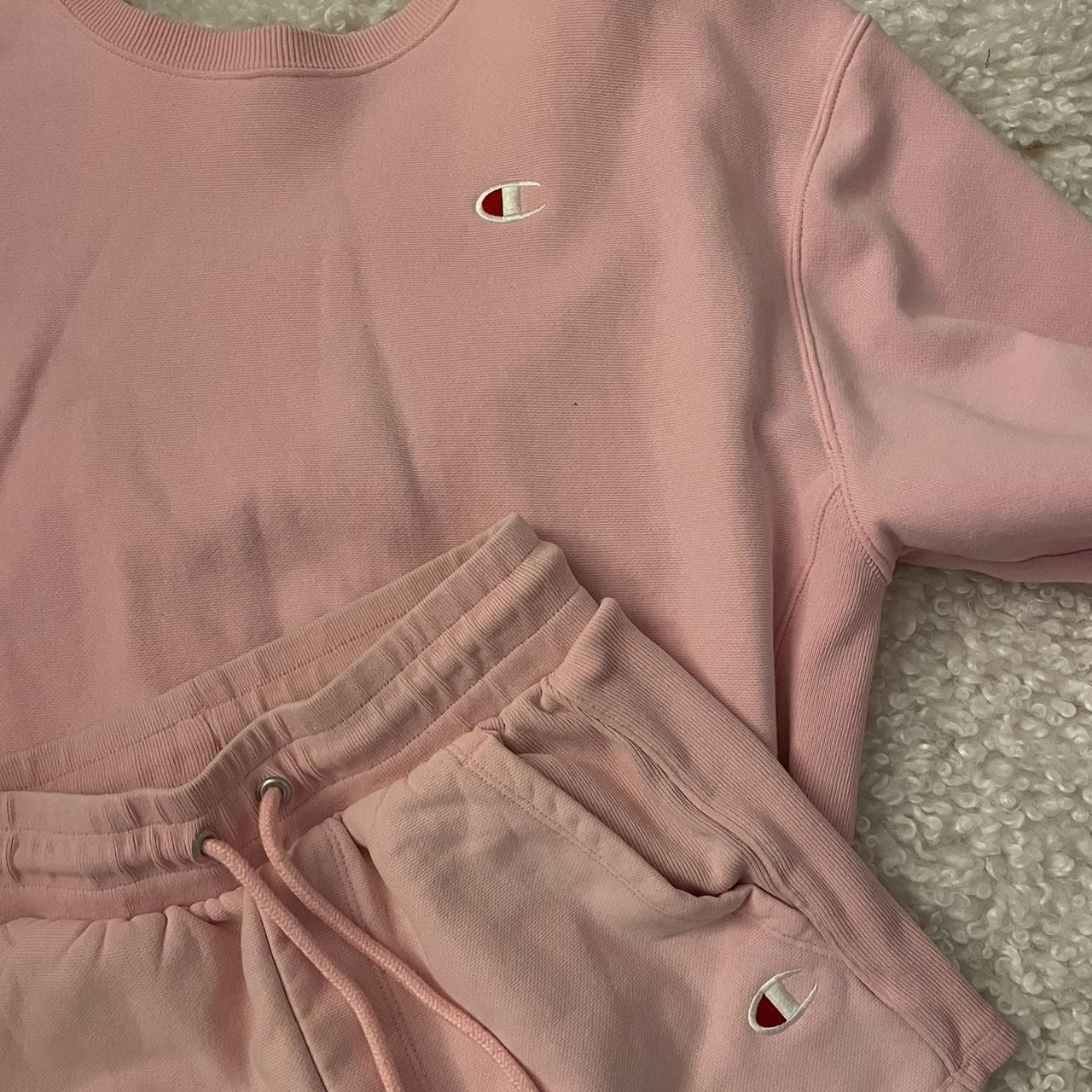 Champion matching set -stain shown in the second... - Depop