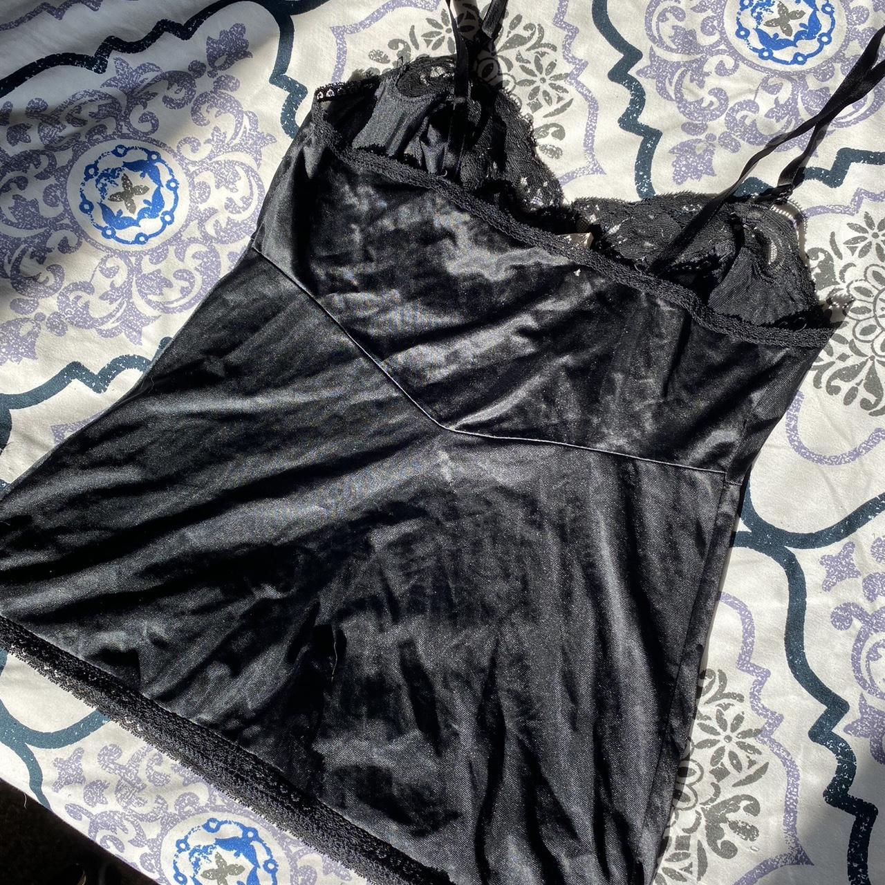 Small JCPenney vintage lace and satin lingerie top. - Depop