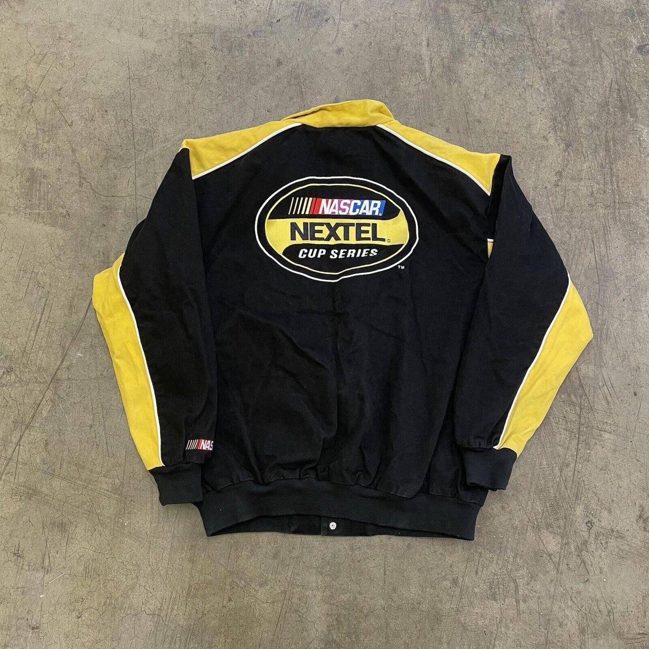 Nascar Racing Jacket M&M Snap Vintage Bomber Y2K... - Depop