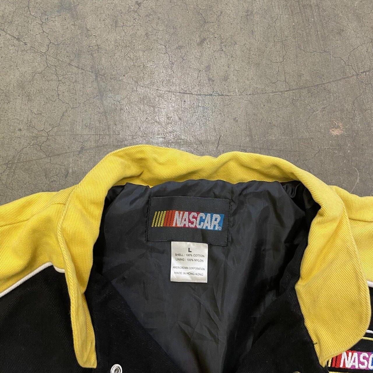 Nascar Racing Jacket M&M Snap Vintage Bomber Y2K... - Depop