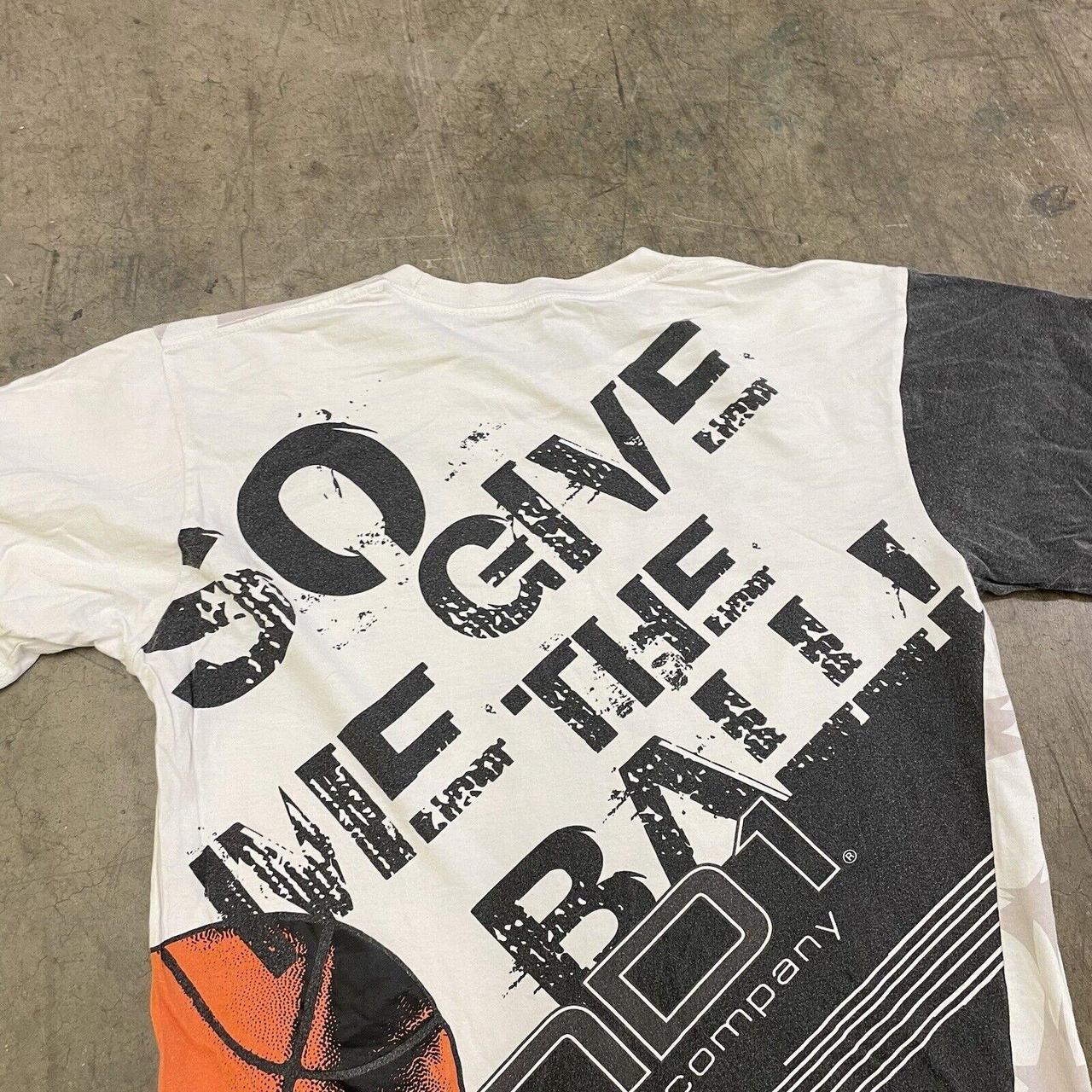 And1 T-Shirt Vintage 90s All Over Graphic USA Sports... - Depop