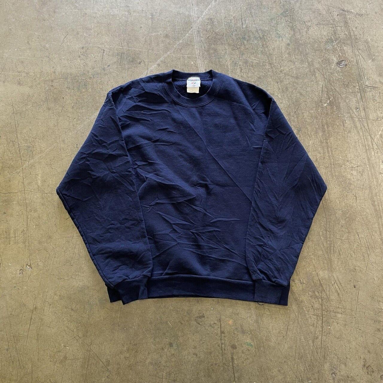 Jerzees Sweatshirt 90s USA College Blank Sports... - Depop