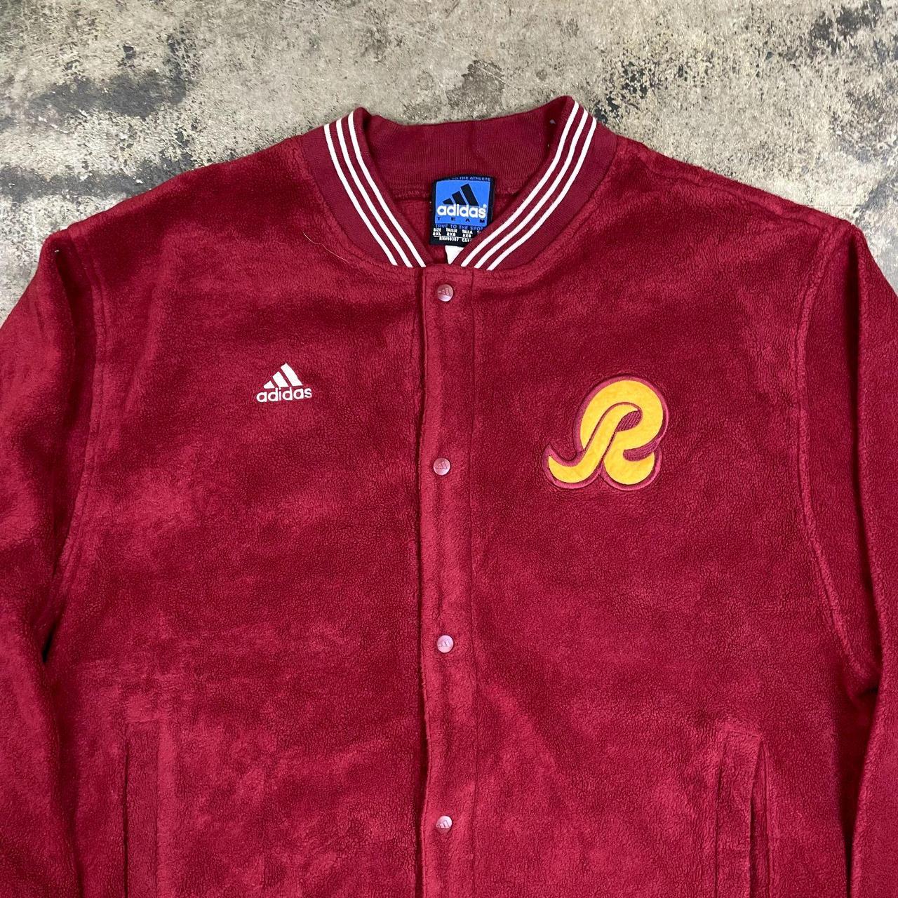 Adidas Men's Red Jacket | Depop