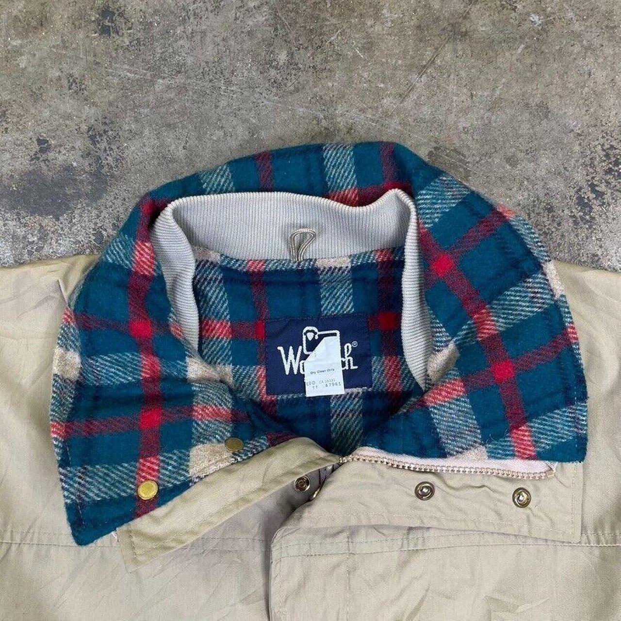Woolrich Rain Jacket Y2K Fleece Lined Vintage Coat... - Depop