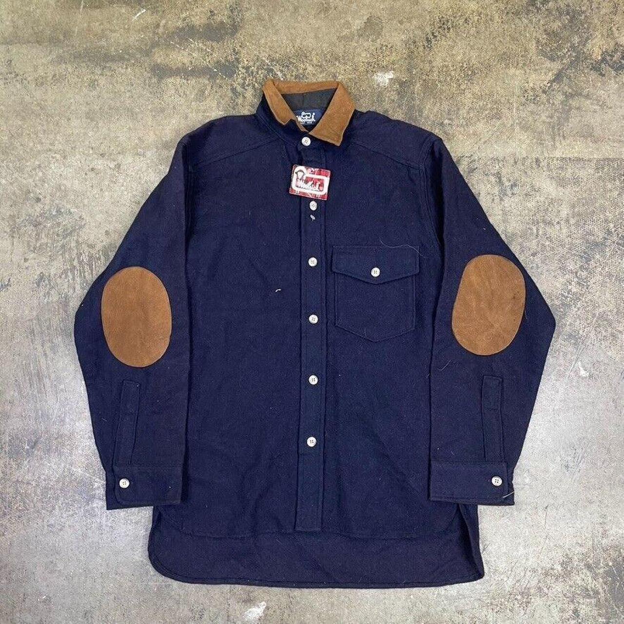 Woolrich Shirt 90s USA Wool Flannel Vintage Button... - Depop