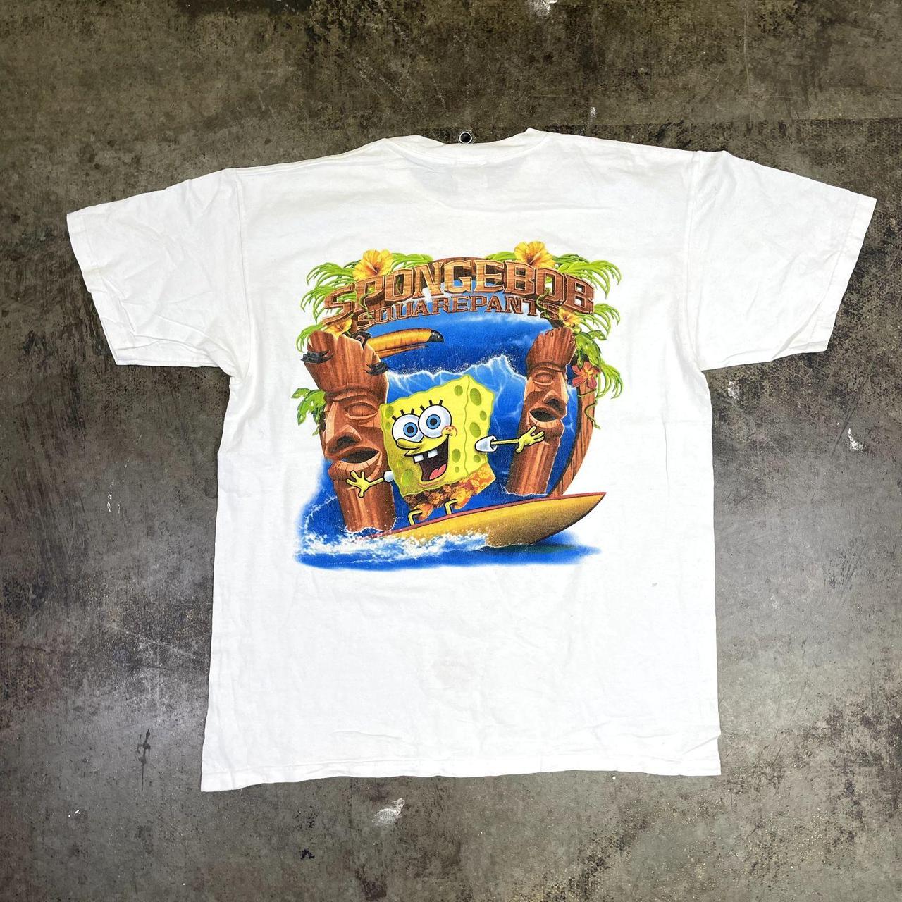 Nickelodeon Spongebob T-Shirt 90s Vintage Graphic... - Depop