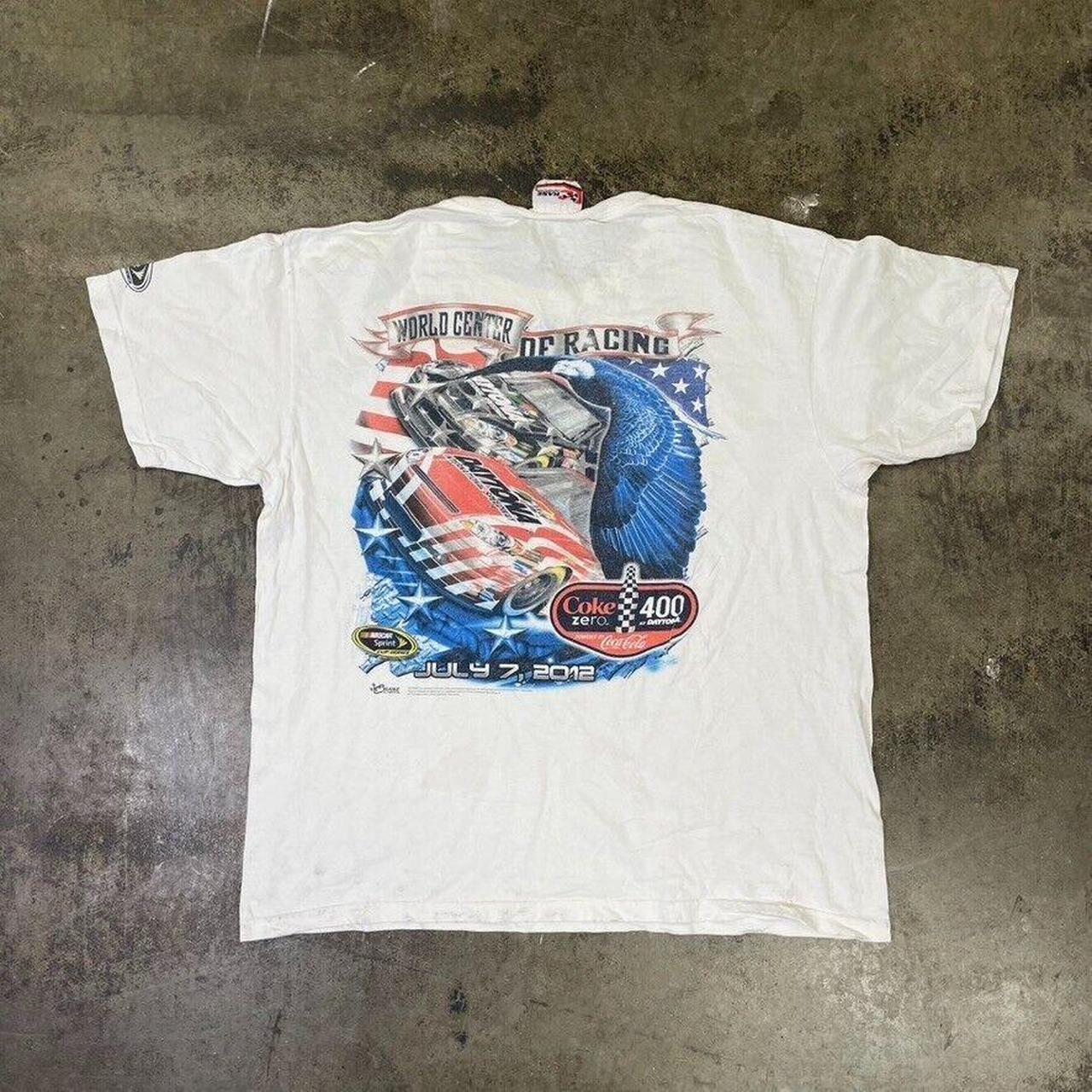 Vintage Nascar Tee Racing Speedway Car Graphic... - Depop