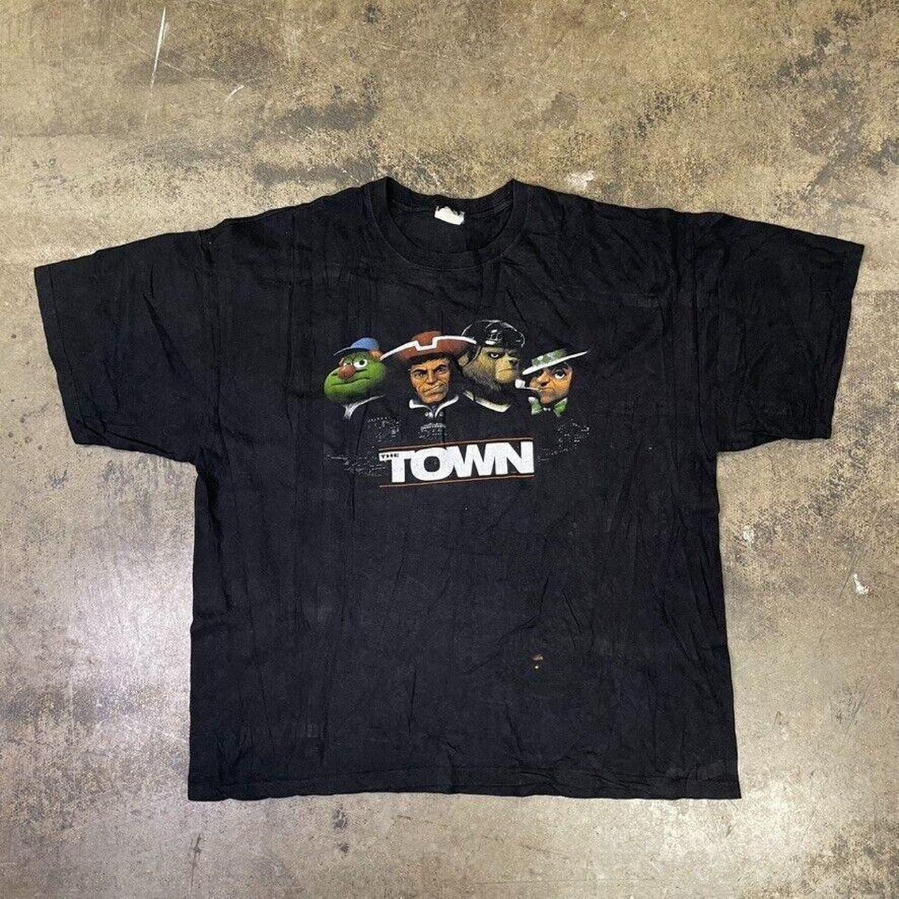 The Town T-Shirt Graphic 90s Movie Tee, Black Mens... - Depop