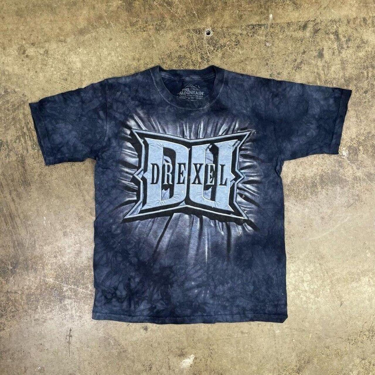 The Mountain Graphic T-Shirt Drexel Spellout Tee,... - Depop