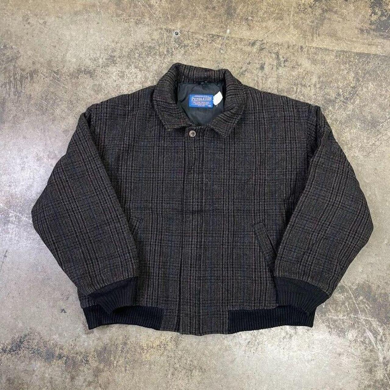 Pendleton Bomber Jacket 90s USA Vintage Full Zip... - Depop