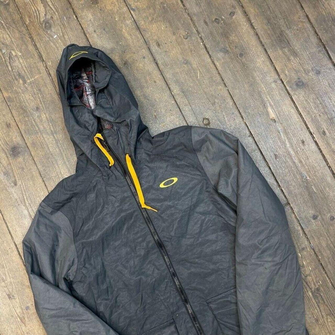Oakley Rain Jacket Y2K Full-Zip Outdoor Sports Coat,... - Depop