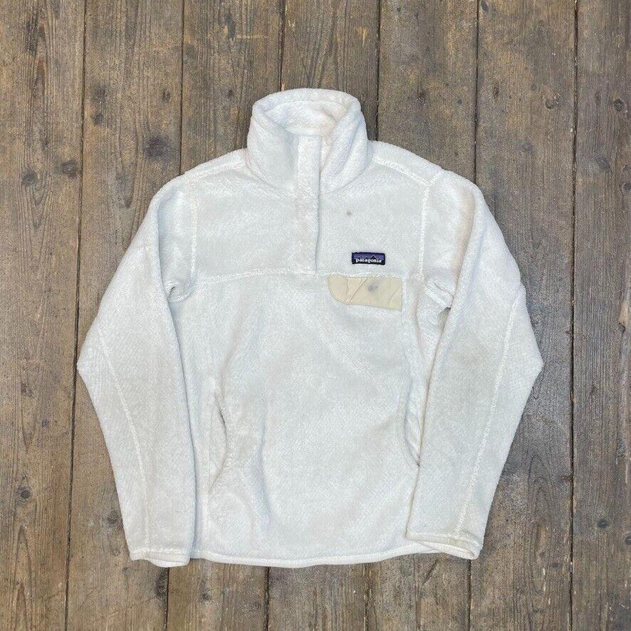 Patagonia Fleece Soft Teddy Snap Button Vintage... - Depop