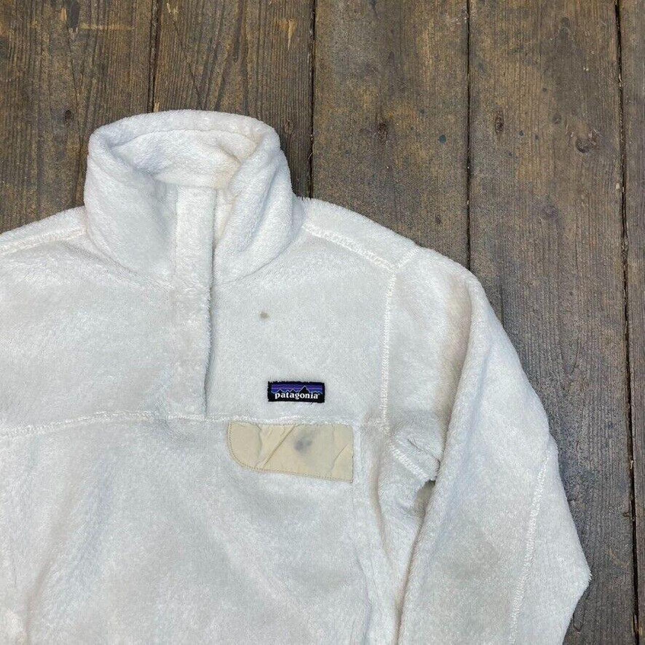 Patagonia Fleece Soft Teddy Snap Button Vintage... - Depop