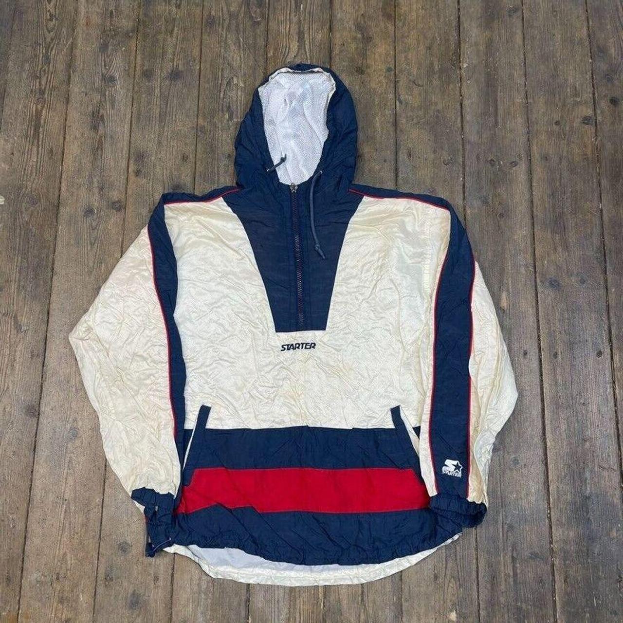 Starter Anorak Jacket Pull Over Vintage USA Half-Zip... - Depop