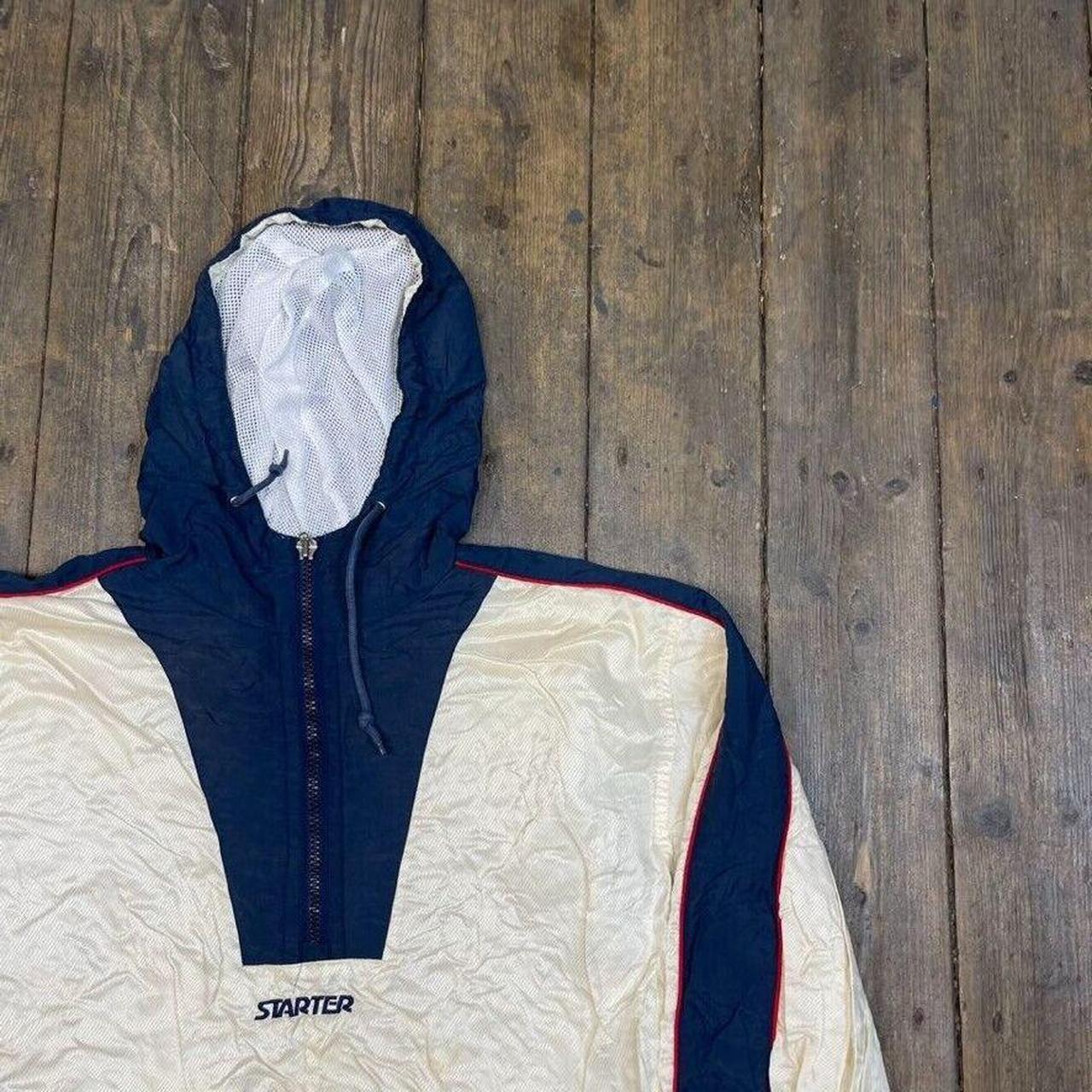 Starter Anorak Jacket Pull Over Vintage USA Half-Zip... - Depop